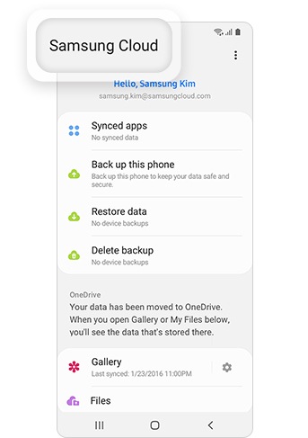 Samsung Cloud | Apps und Dienste | Samsung DE