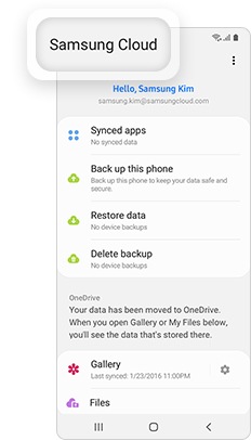 Samsung Cloud | Apps & Services | Samsung FR