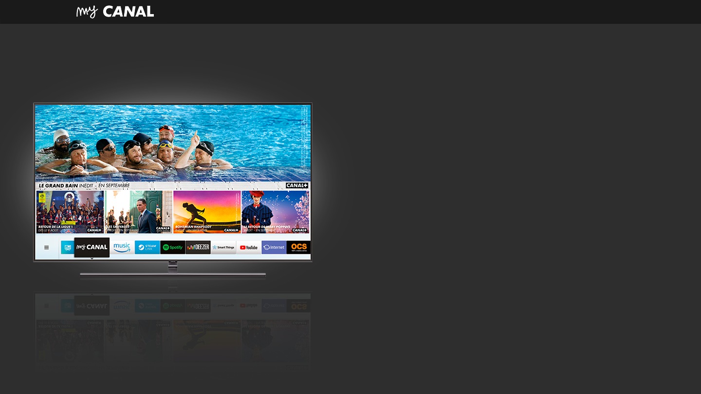 L’application MyCanal | Smart TV | Samsung FR | Samsung FR