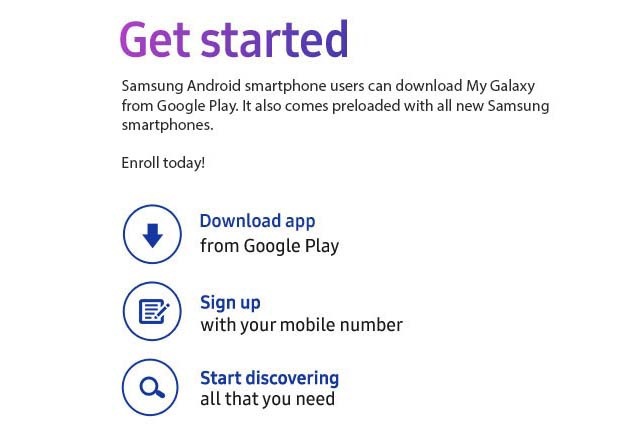 Services - Samsung My Galaxy App | Samsung India