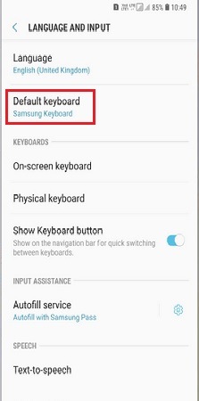 How to select different keyboards in Samsung smartphones? | Samsung ...