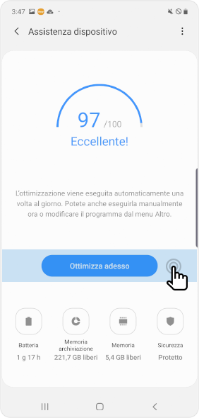 Ottimizzazione | Batteria Galaxy | Samsung IT