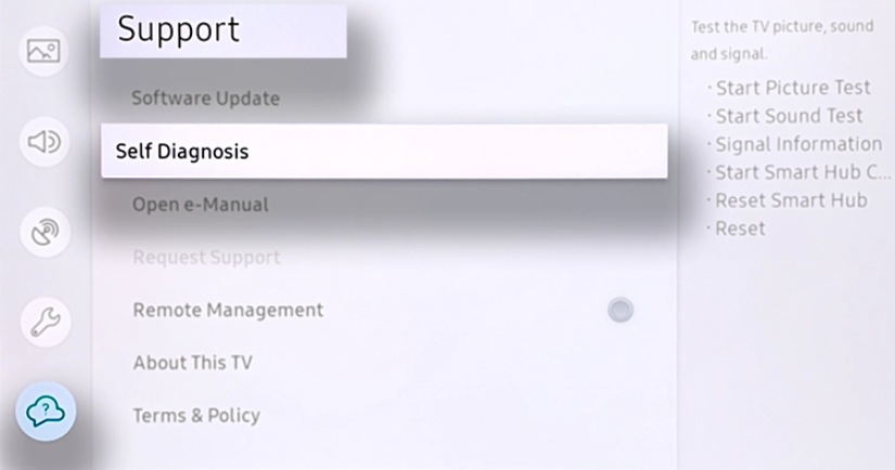 How to run the Network status Test on you Samsung TV | Samsung Support NZ