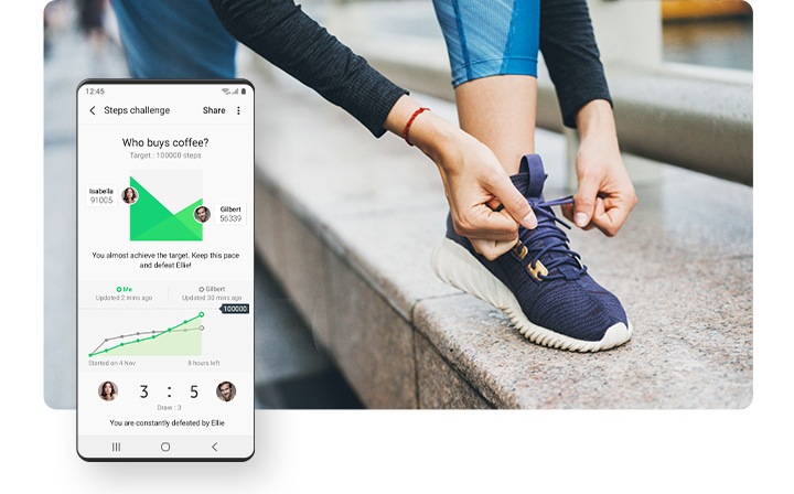 Health App - Stabilește-ți obiectivele sportive | Samsung Romania