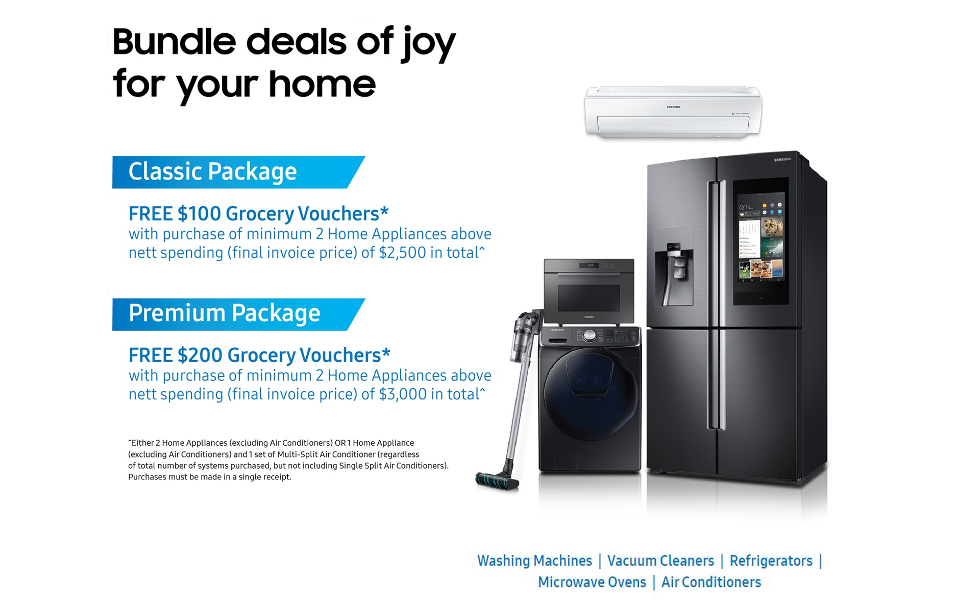 Home Appliance July Promotion | Samsung SG