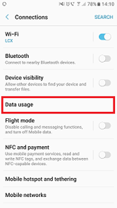 How do I check data usage on my Samsung Galaxy device? | Samsung Support UK