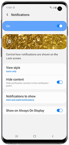 How do I manage notifications on my device? | Samsung Support UK