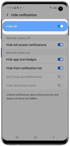 How do I manage notifications on my device? | Samsung Support UK