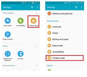 What is Private Mode and how do I use it? | Samsung Support UK