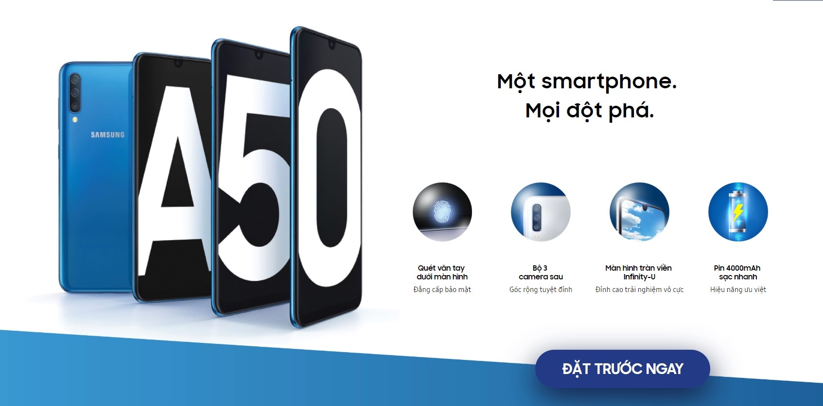 Đặt Trước Siêu Phẩm Đột Phá Samsung Galaxy A50 | Samsung VN