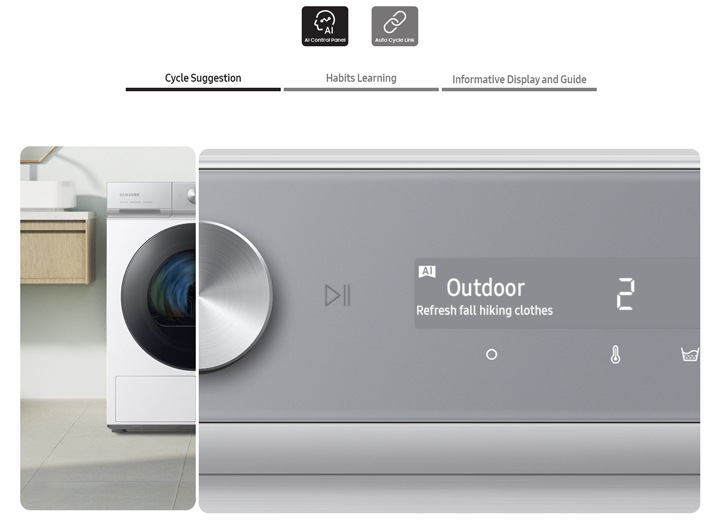 Samsung 9kg Bespoke Smart Heat Pump Dryer