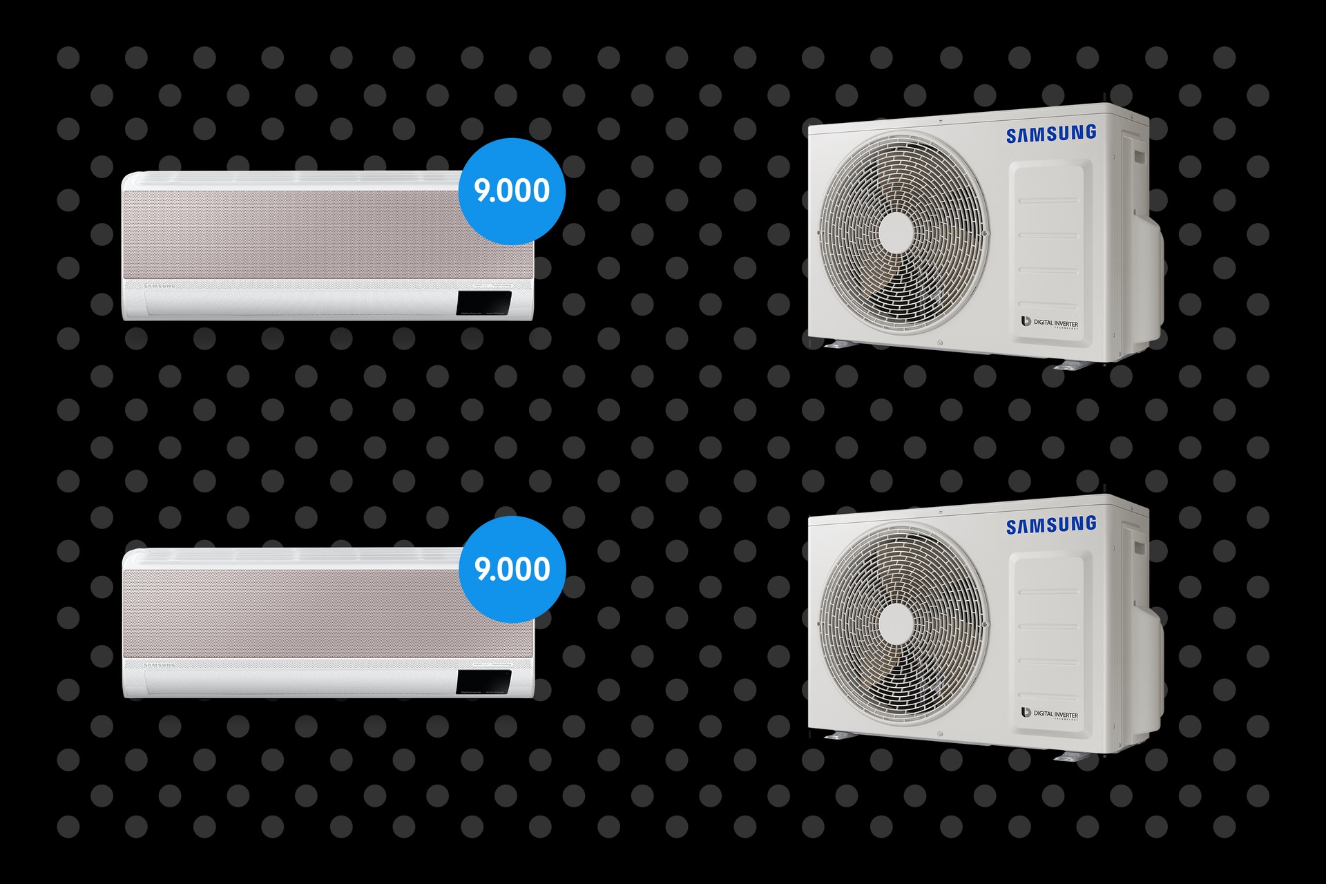 Combo Ar Condicionado Split QF 9.000 BTUs 220V com Ar Condicionado ...