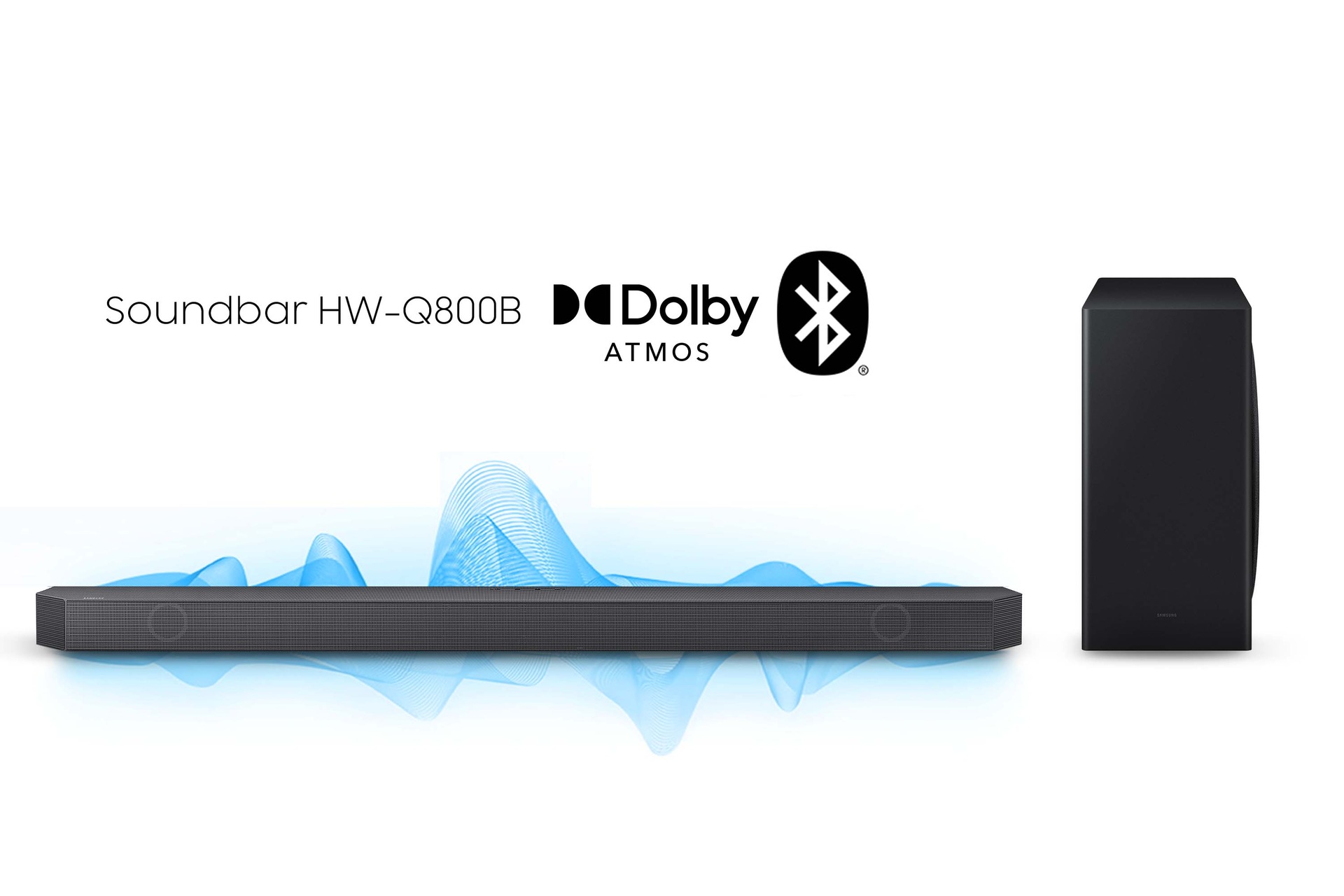 Soundbar HW-Q800B com 5.1.2 canais | Samsung Brasil