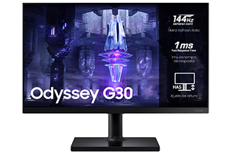 Monitor Gamer Samsung Odyssey G30 24” | Samsung Brasil
