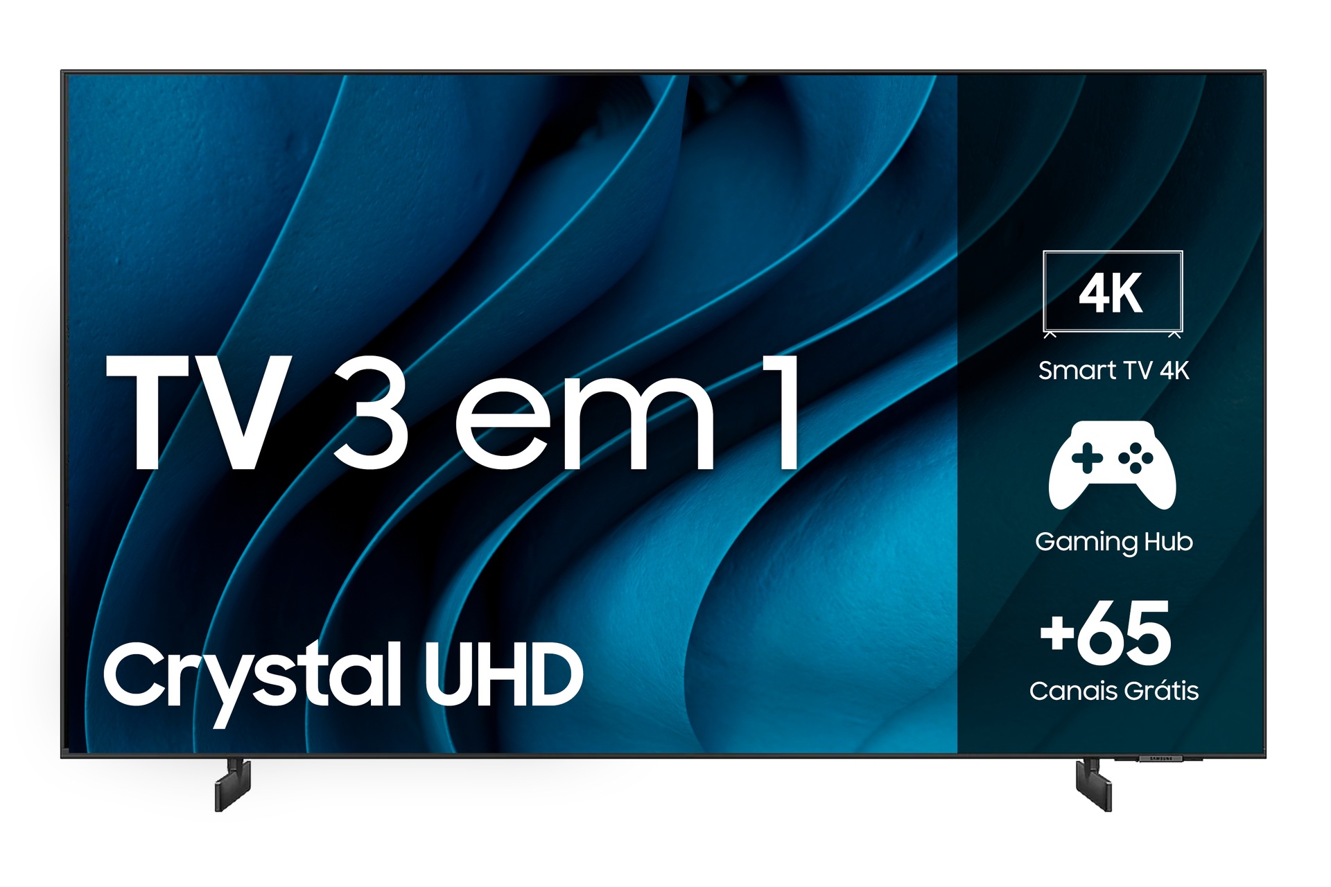 Smart TV 75" Crystal UHD 4K 75CU8000 2023 | Samsung Brasil