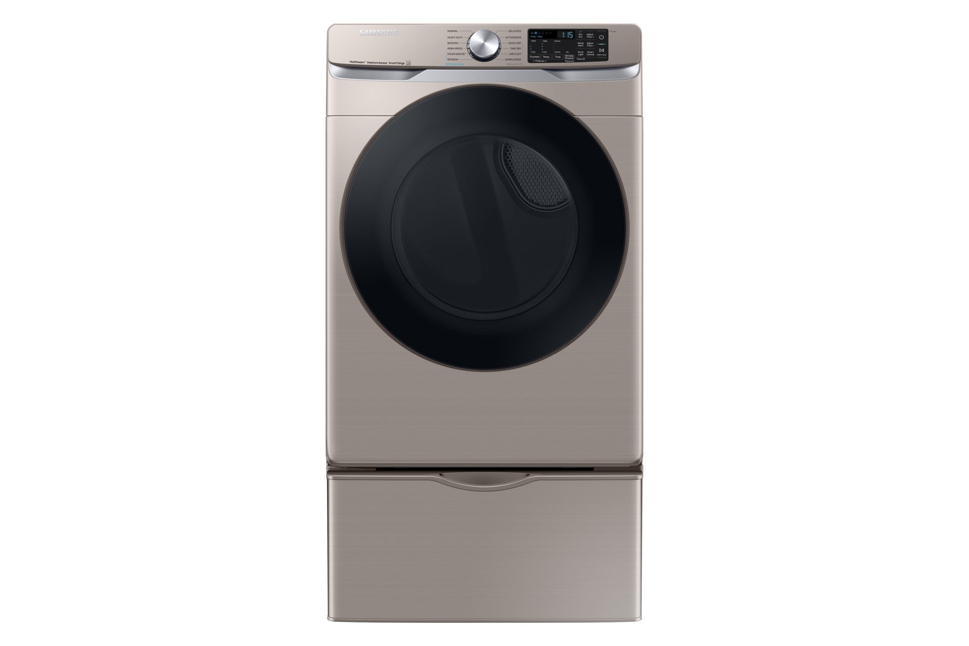 7.5 cu. ft. Electric Dryer with Multi Steam: Champagne | Samsung Canada