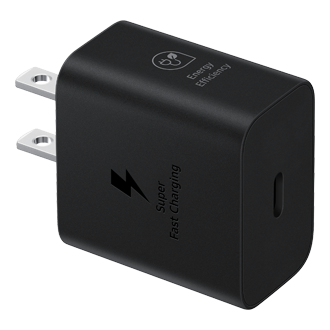 25W Power Adapter Black (with Cable) | Samsung Canada