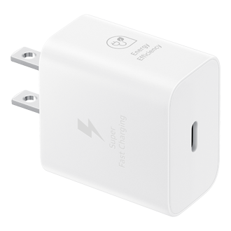 25W Power Adapter White (with Cable) | Samsung Canada