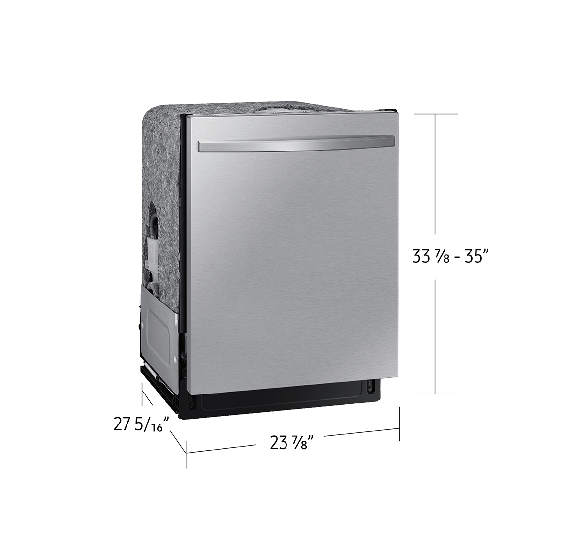 Lave vaisselle intelligent de 46 dBA avec StormWash Samsung Canada