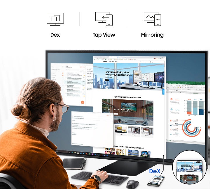 43 Zoll Smart Monitor M7 LS43AM700UUXEN Samsung Schweiz