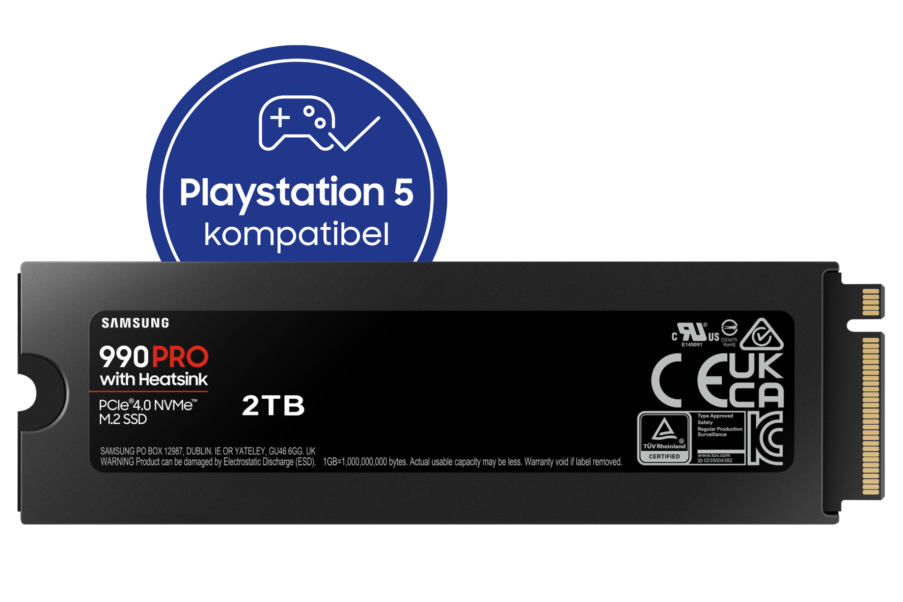 990 PRO Heatsink NVMe™ M.2 SSD - 2 TB MZ-V9P2T0CW | Samsung Deutschland