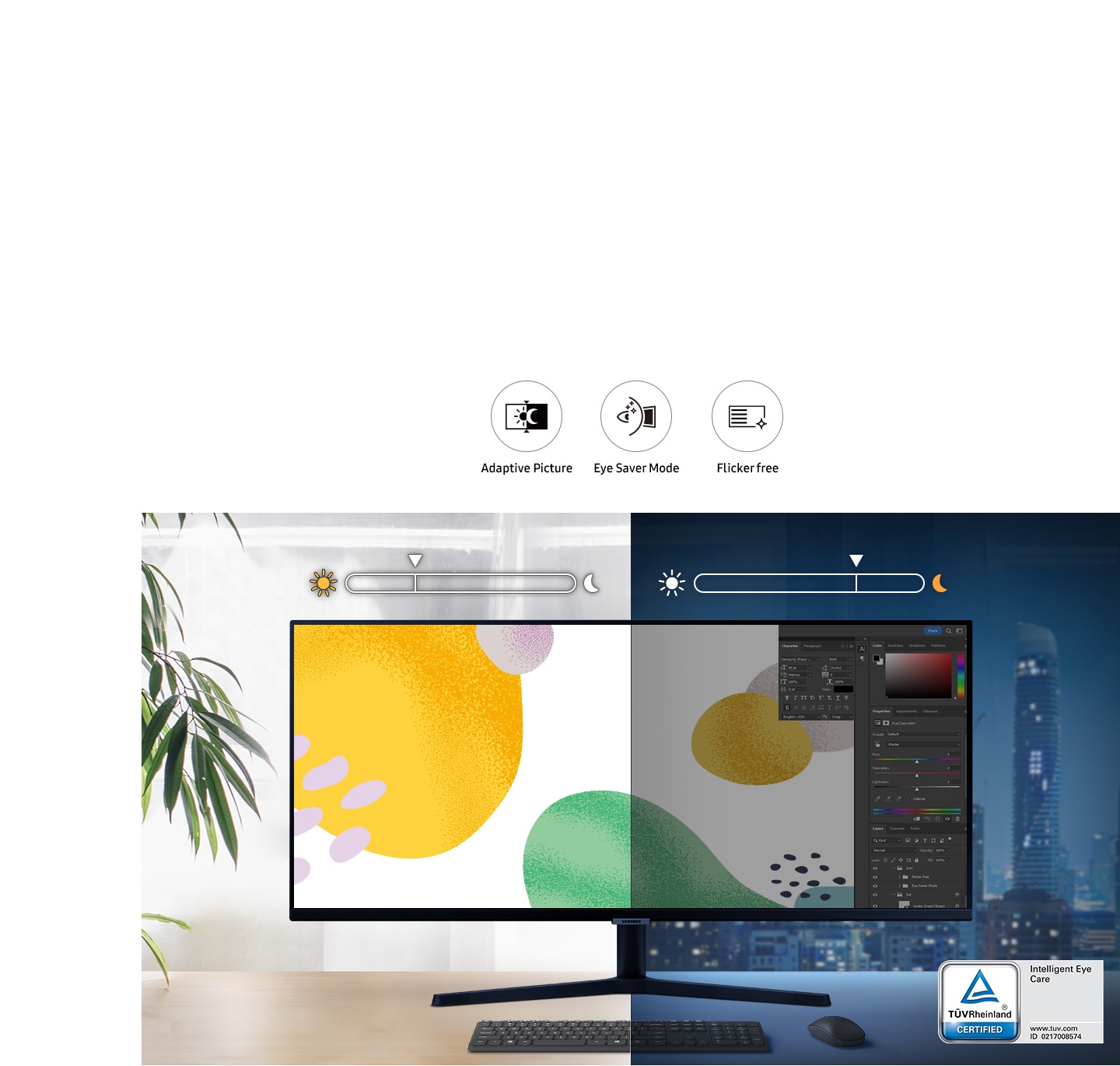 Monitor LED Samsung ViewFinity S5, LS34C500GAUXEN, 34", WQHD 3440x1440 ...