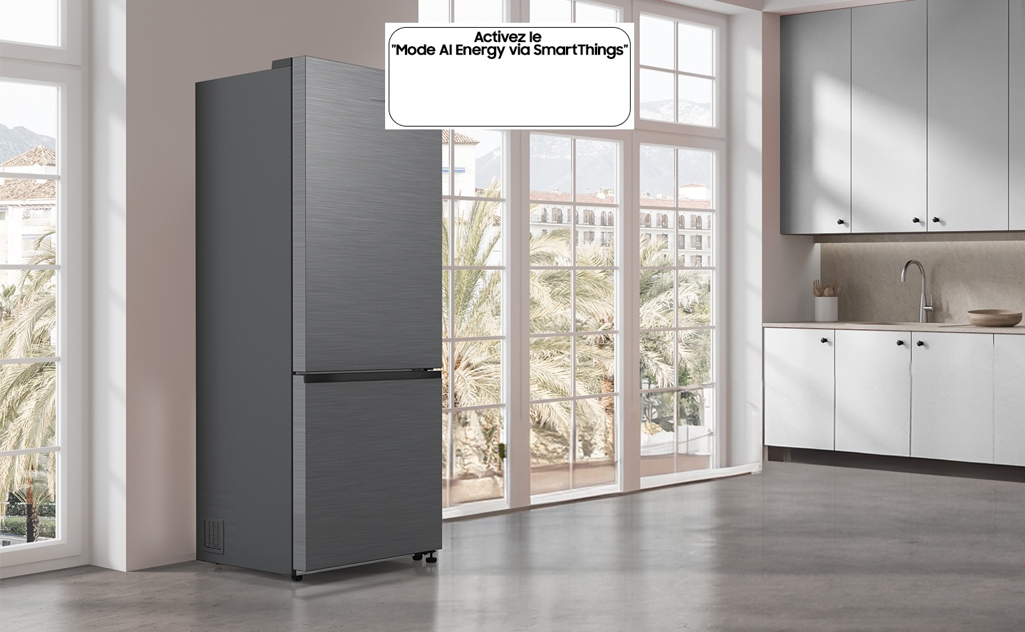 REFRIGERATEUR SAMSUNG COMBINE 76CM INOX