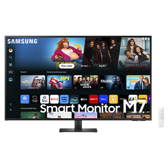 Smart Monitor M7 43" Noir UHD 4K - S43DM702UU | Samsung FR
