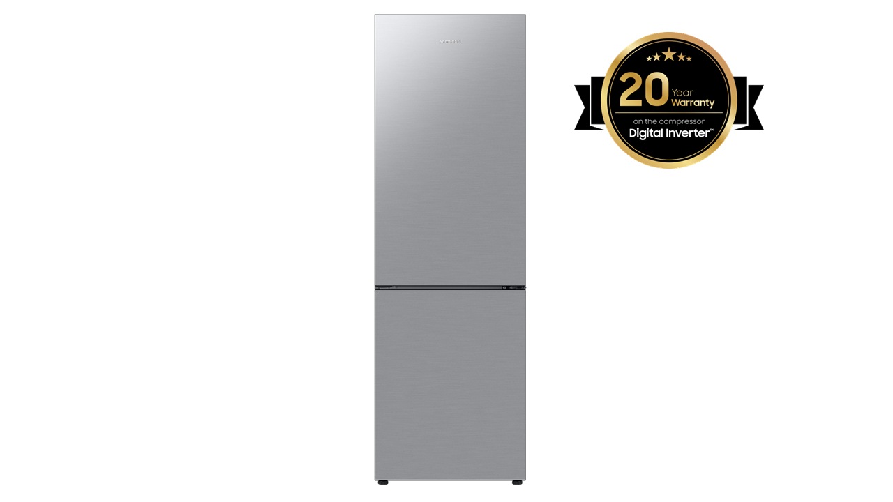 Réfrigérateur combiné, 344L - E - RB33B612EBN Silver | Samsung France