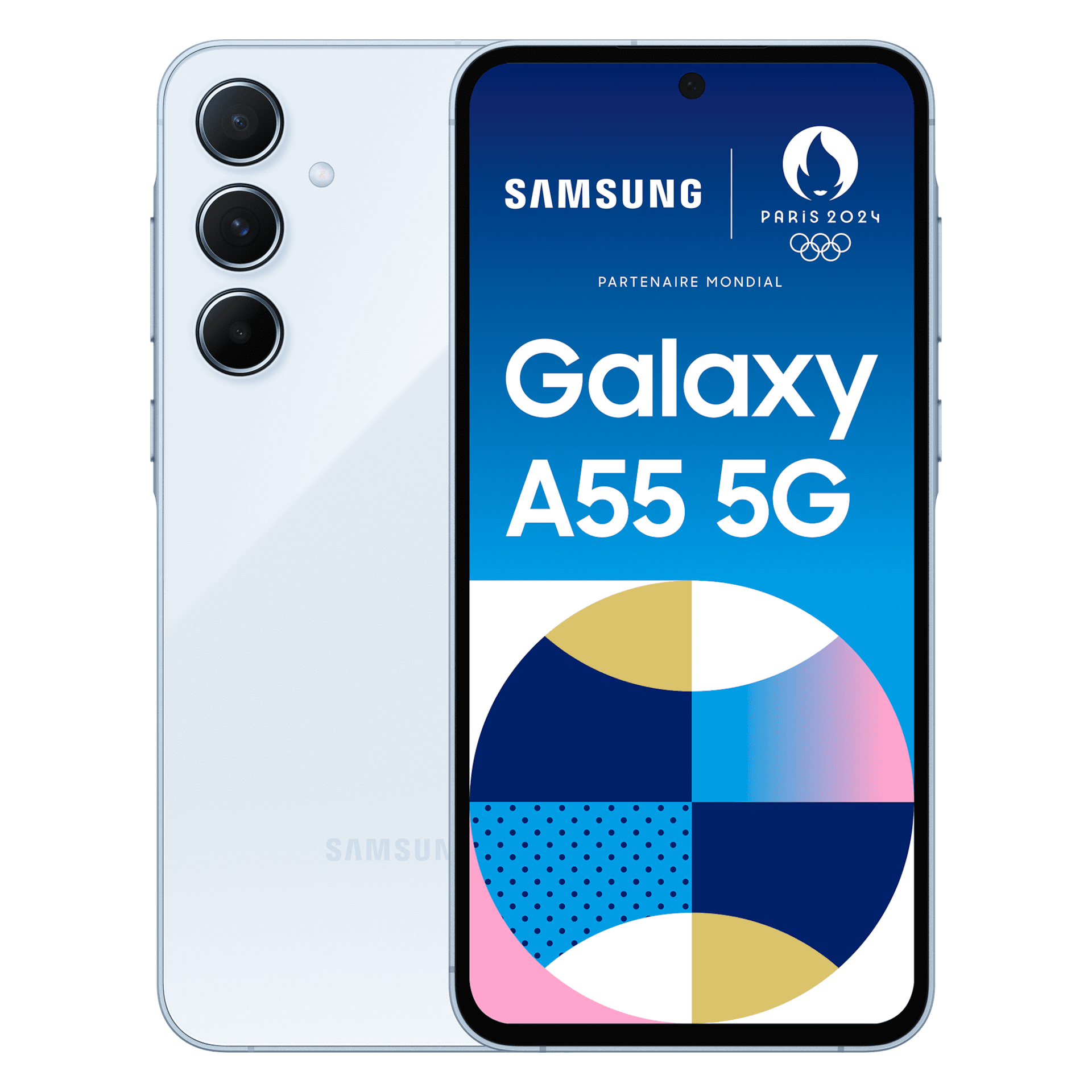 Galaxy A55 5G Bleu 128 Go | Caractéristiques | Samsung FR