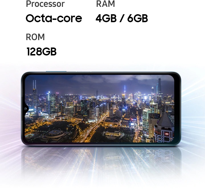 Galaxy A12 blue 128 GB | Samsung Indonesia