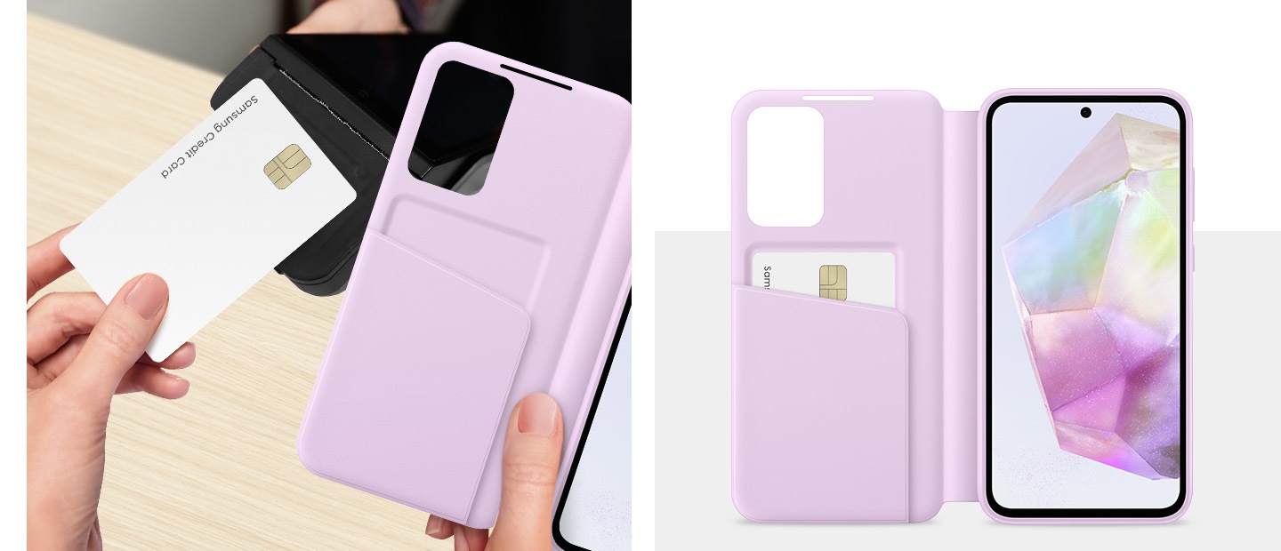 Jual Samsung Galaxy A35 5G Smart View Wallet Case Garansi Resmi di Bali - CELLULAR WORLD