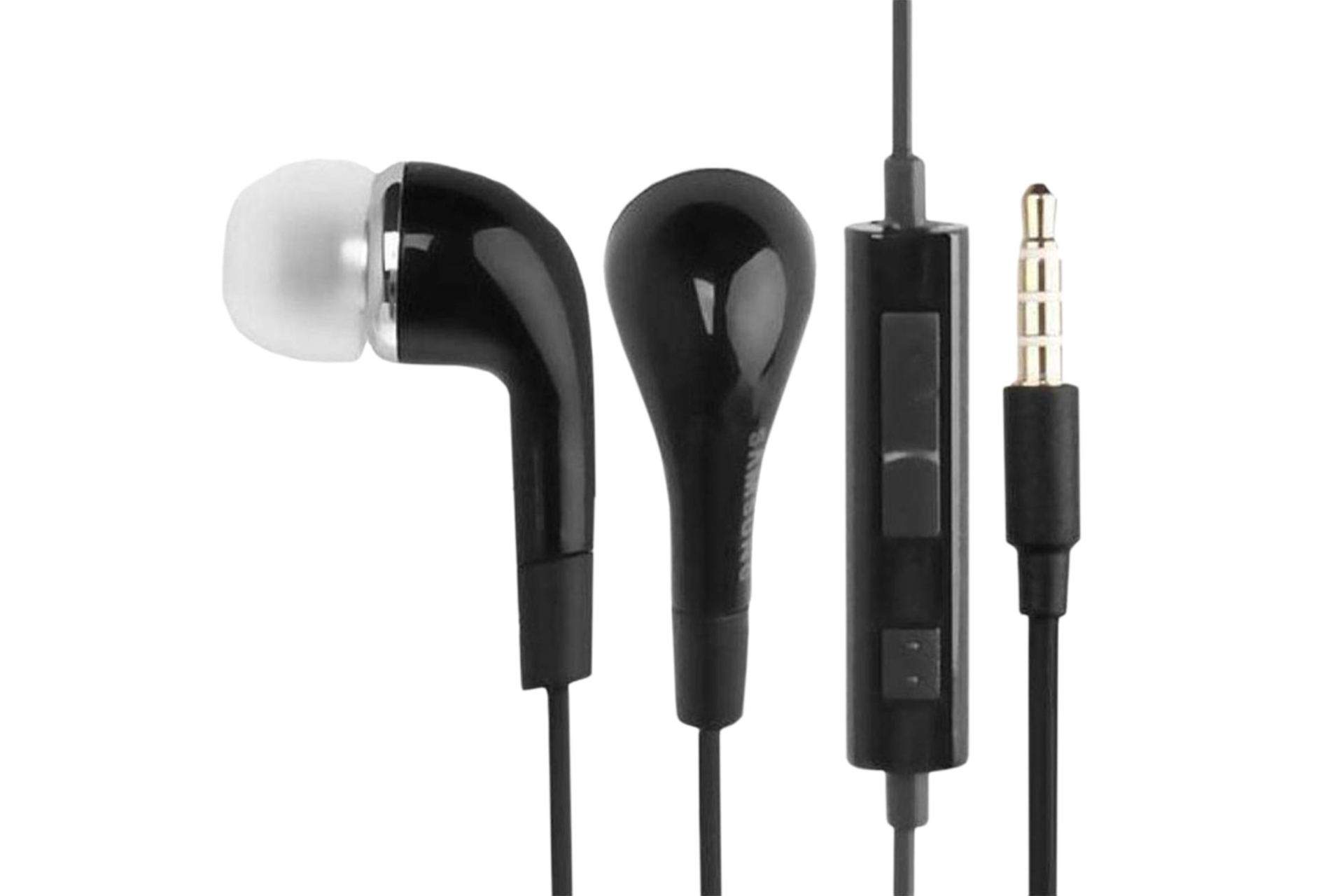 EHS64 Wired Stereo Headset with Remote Mic Black Samsung India