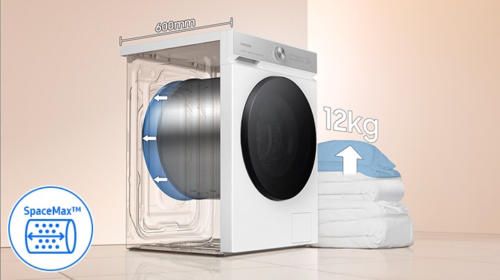 Buy 12kg Front load Washing Machine Black Samsung India