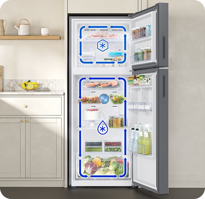 Samsung double door fridge 350 litre store