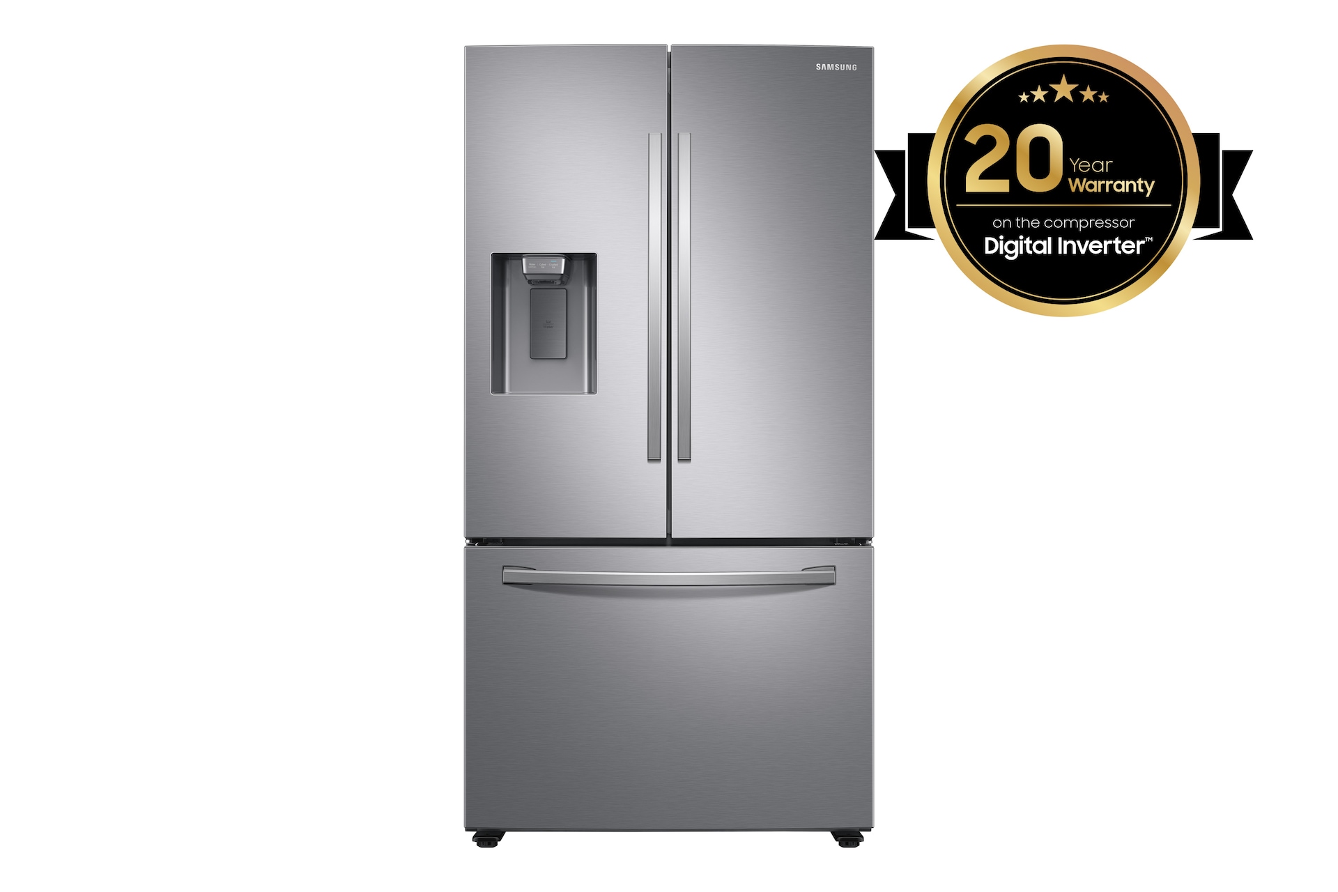 French Door RF27T5201S9/AP of 765ℓ, silver | Samsung Caribbean