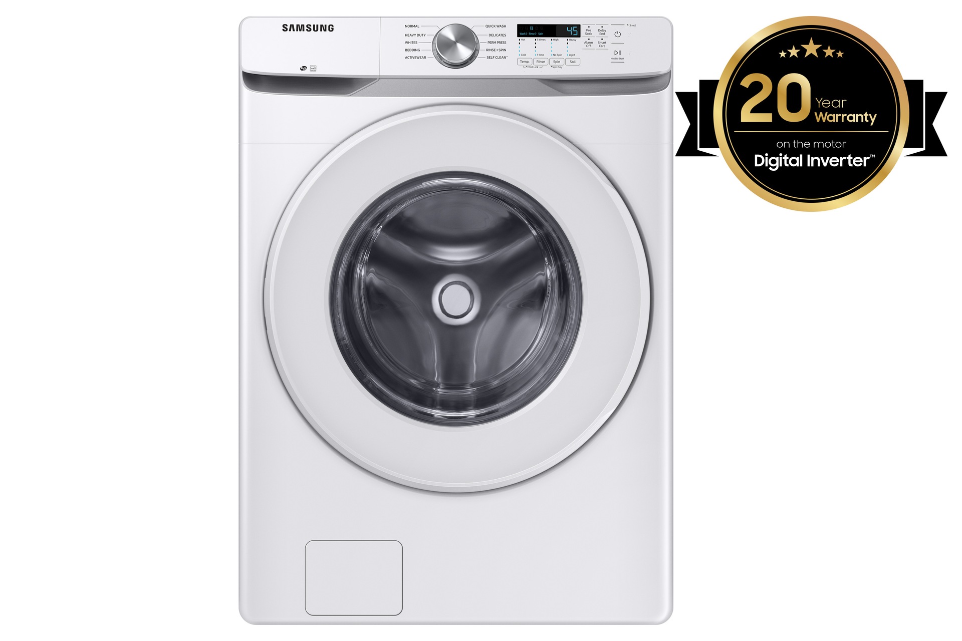 WF6000T (WF45T6000AW) Front loading Washer With Self Clean+, VRT Plus ...