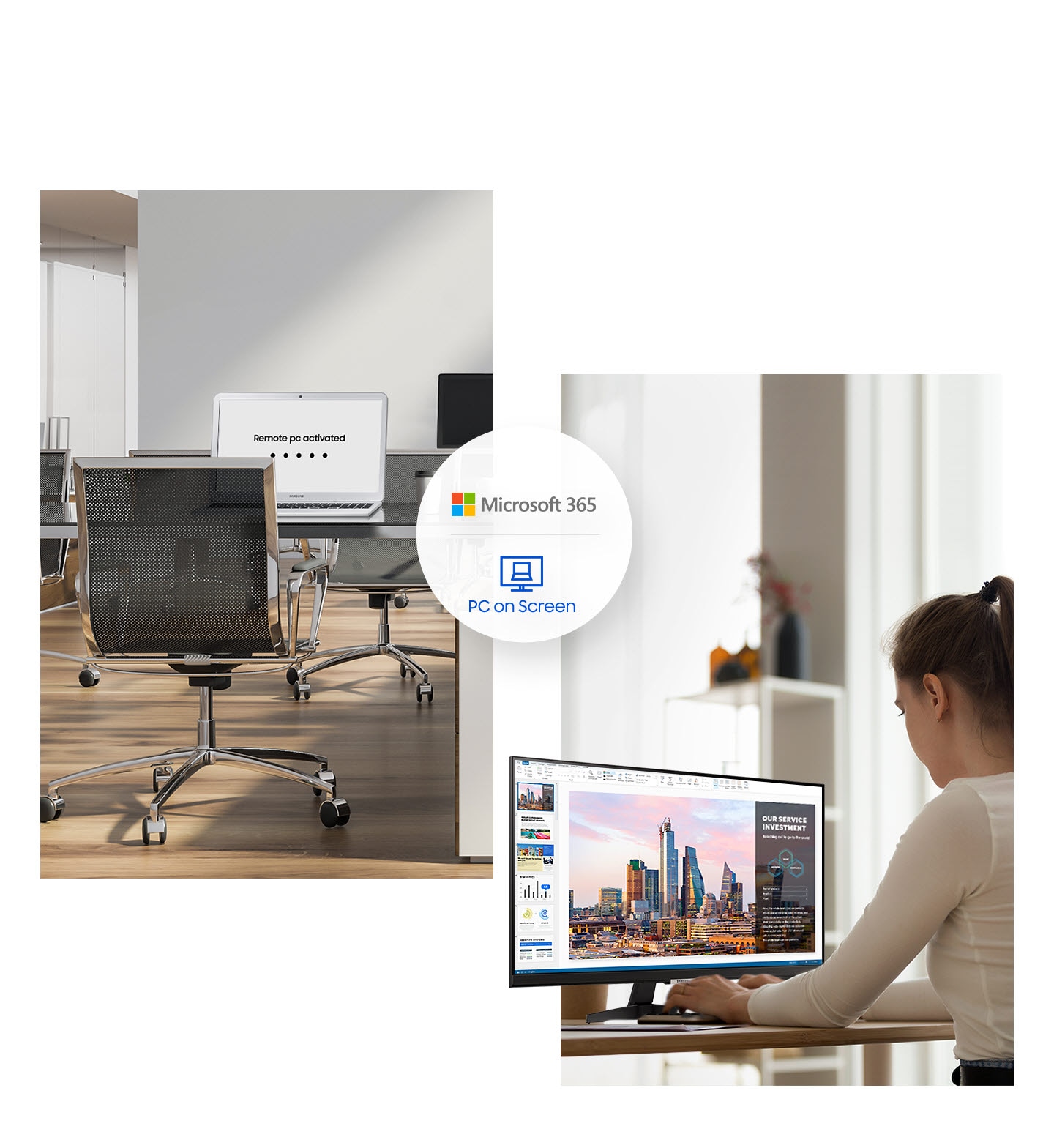 Monitor LED IPS 24 Pulgadas Samsung LS24AM506NLXZX 1080p Full HD ...