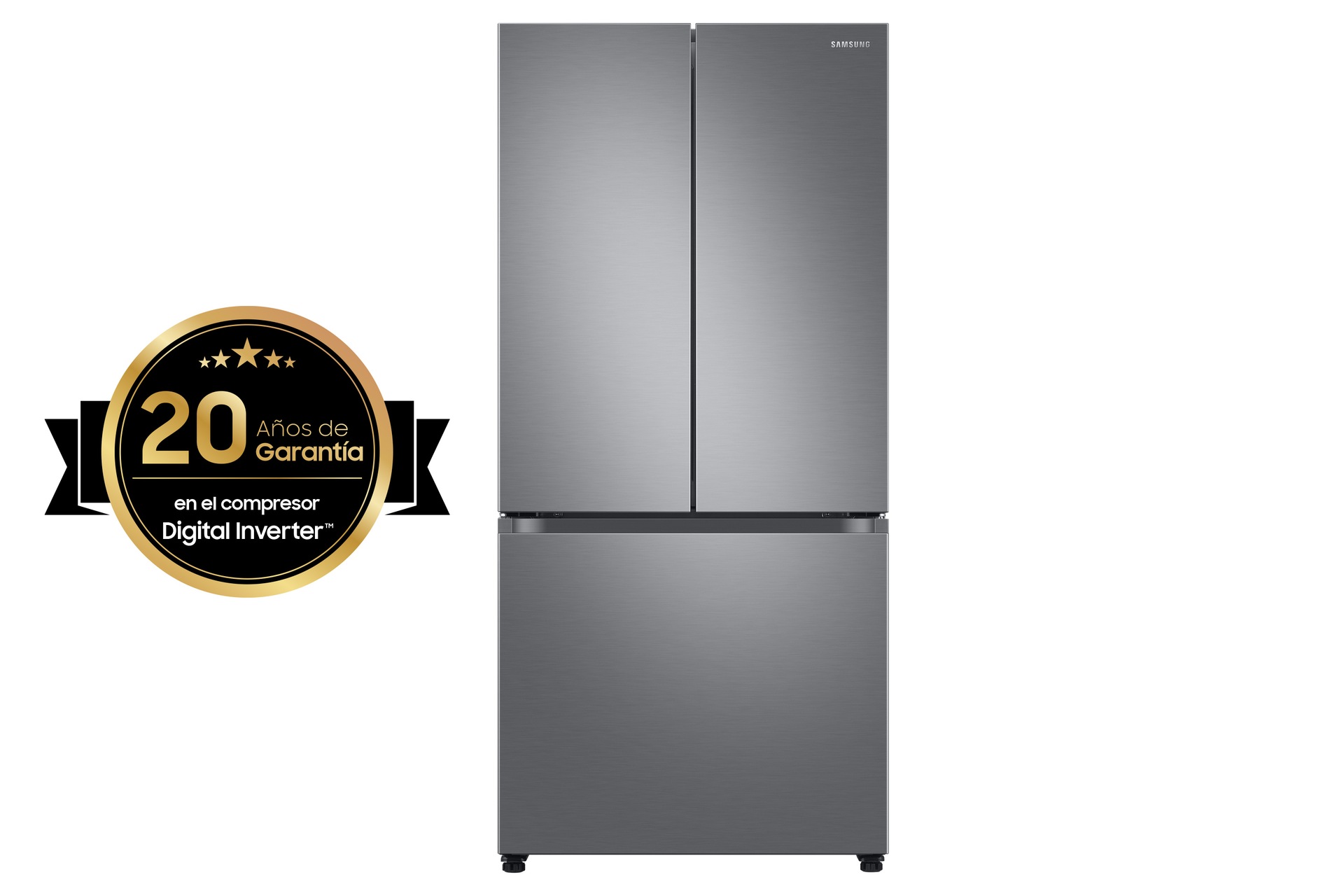 RF5000C French Door Refrigerators with Beverage Center Silver | Samsung ...