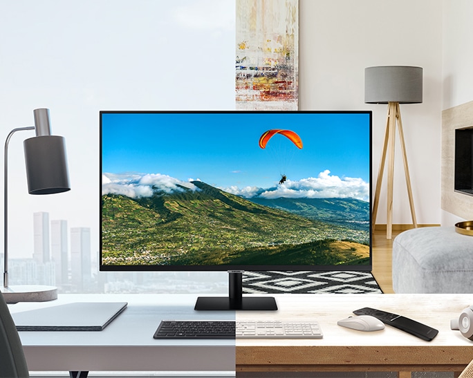 32" Smart Monitor With Mobile Connectivity LS32AM500NEXXP | Samsung PH