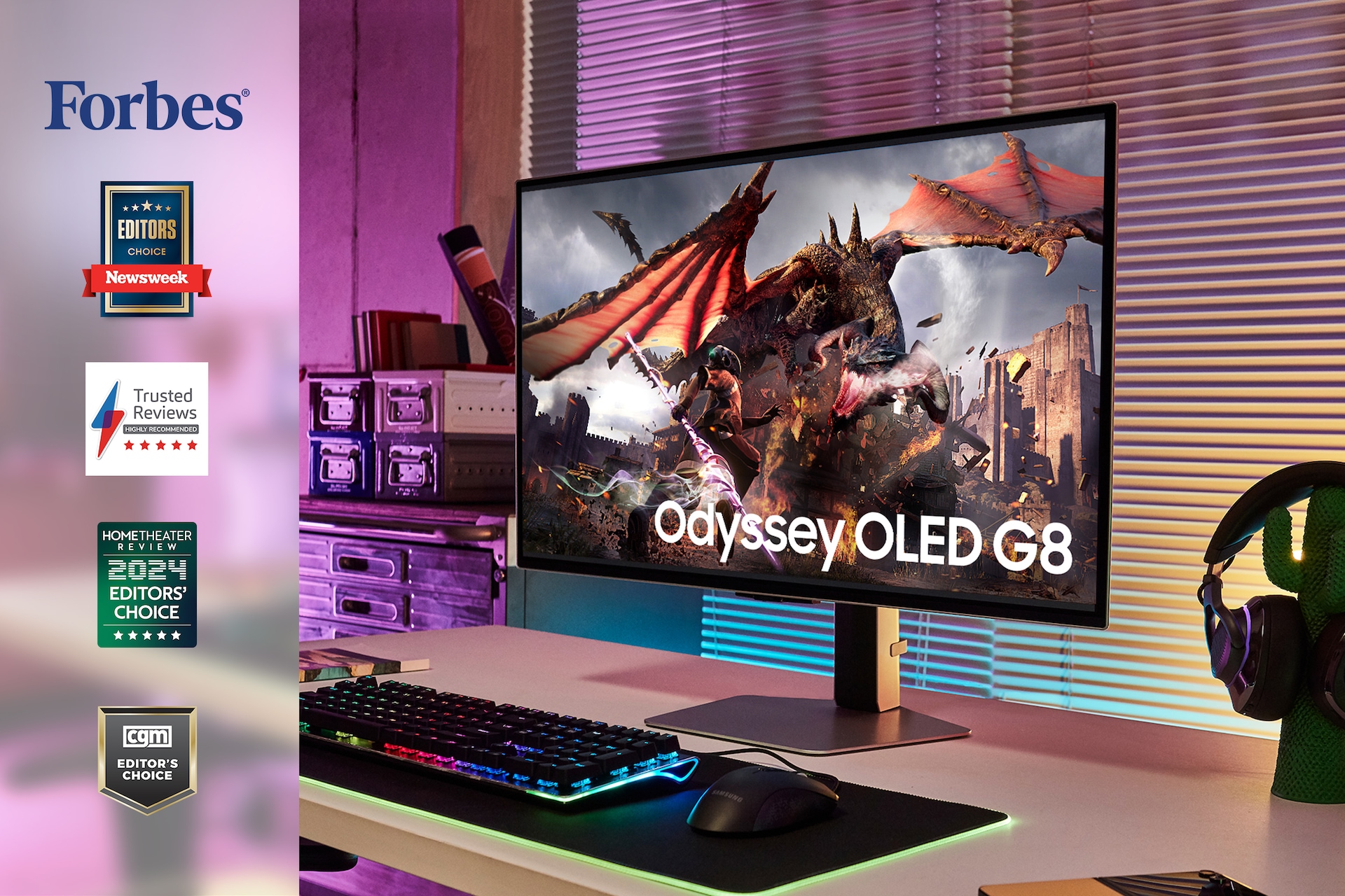 Monitor OLED Odyssey G8 32 cale 4K | G8SD | Samsung Polska