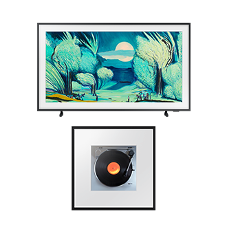 Pachet promoțional format din 55 The Frame 4K Vision AI Smart TV 2025 + Boxa Wi-Fi Music Frame ...