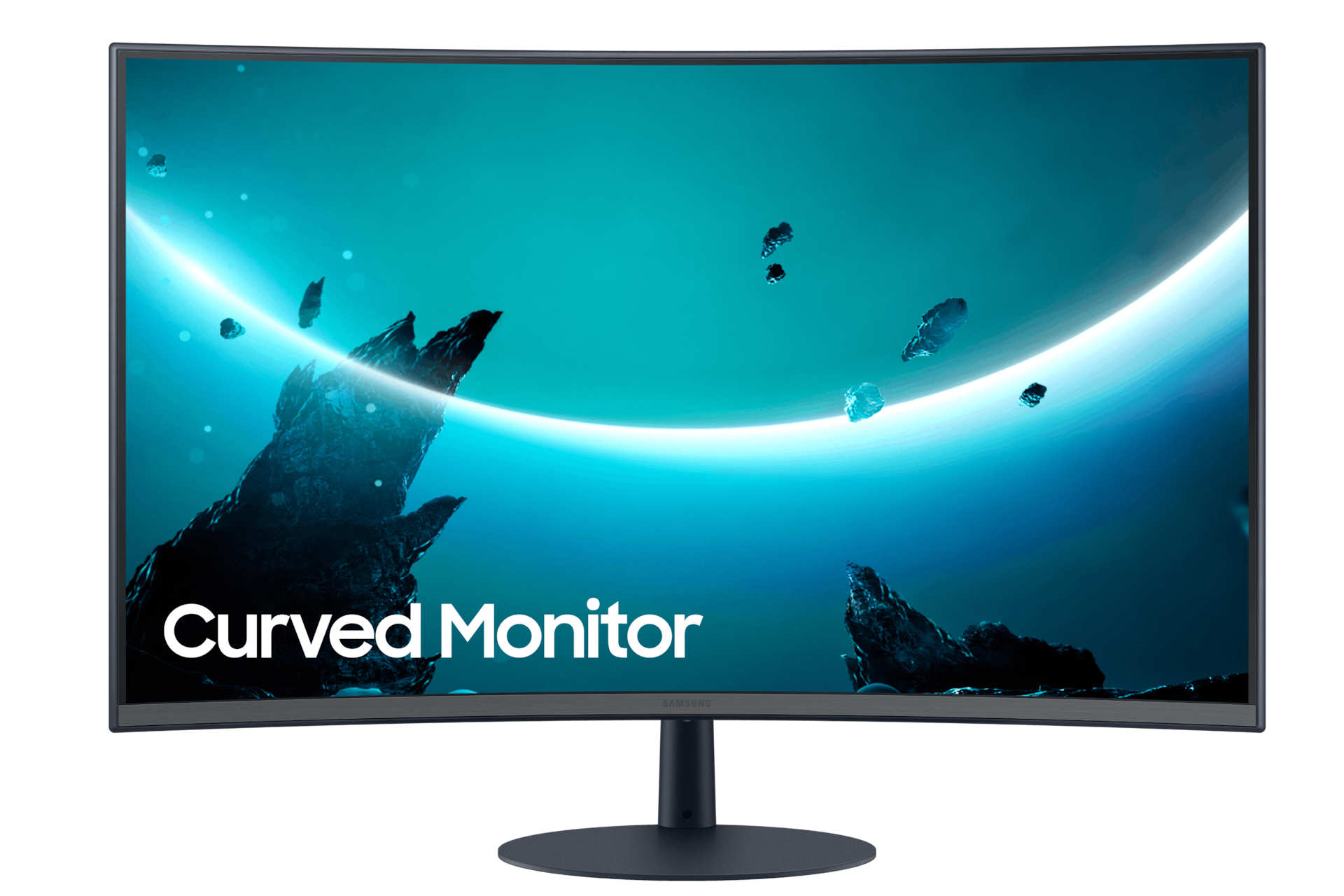Изогнутый монитор Samsung C27T550FDI 27 дюймов - купить | Samsung RU