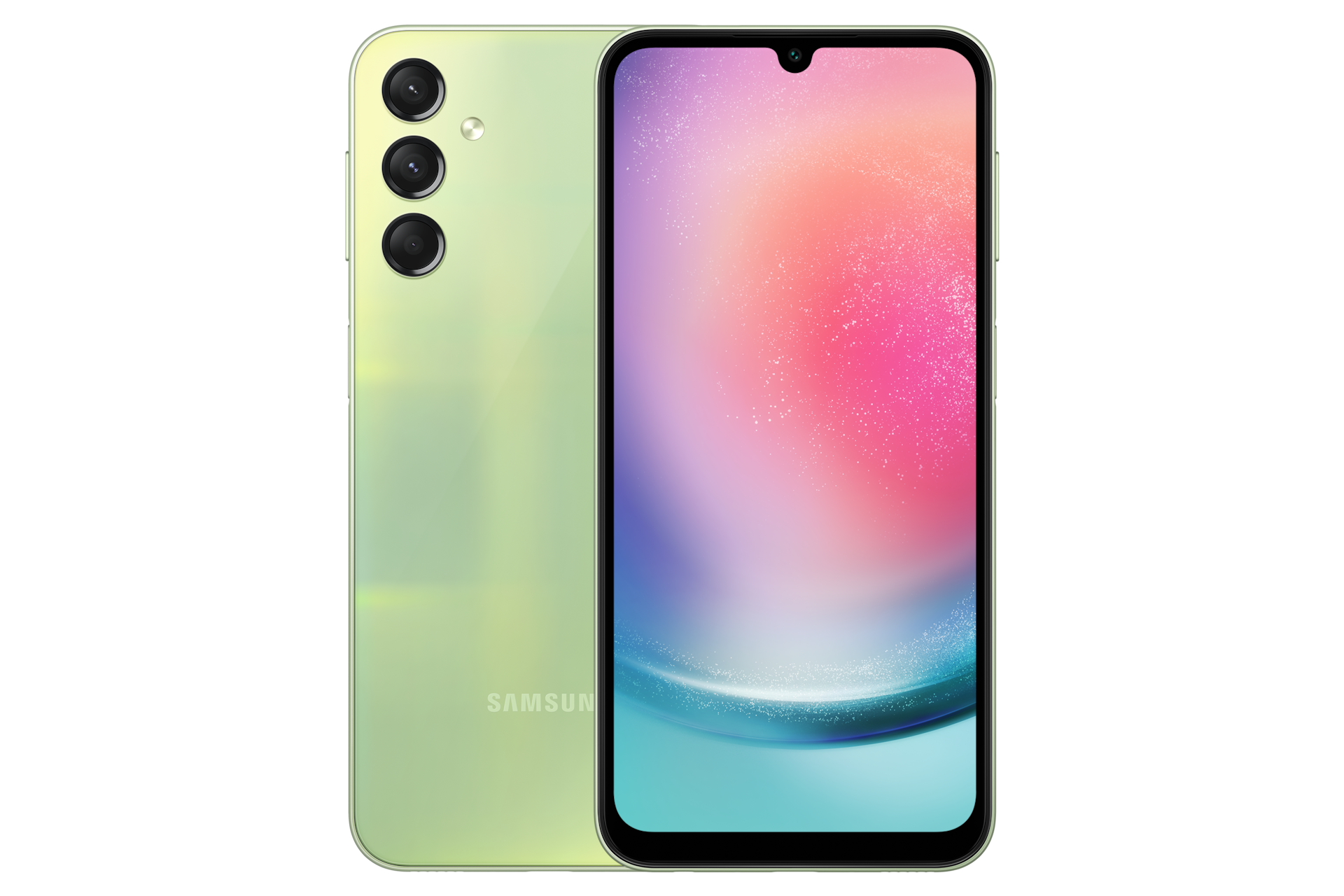 Купить смартфон Galaxy A24 (SM-A245FLGUSER) 128 ГБ зеленый| Samsung РОССИЯ