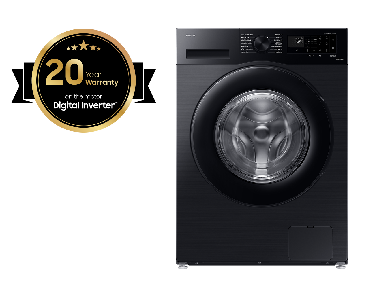 غسالة التحميل الأمامي WA5000C مع تكنولوجيا Ecobubble™ ووضع الطاقة ...