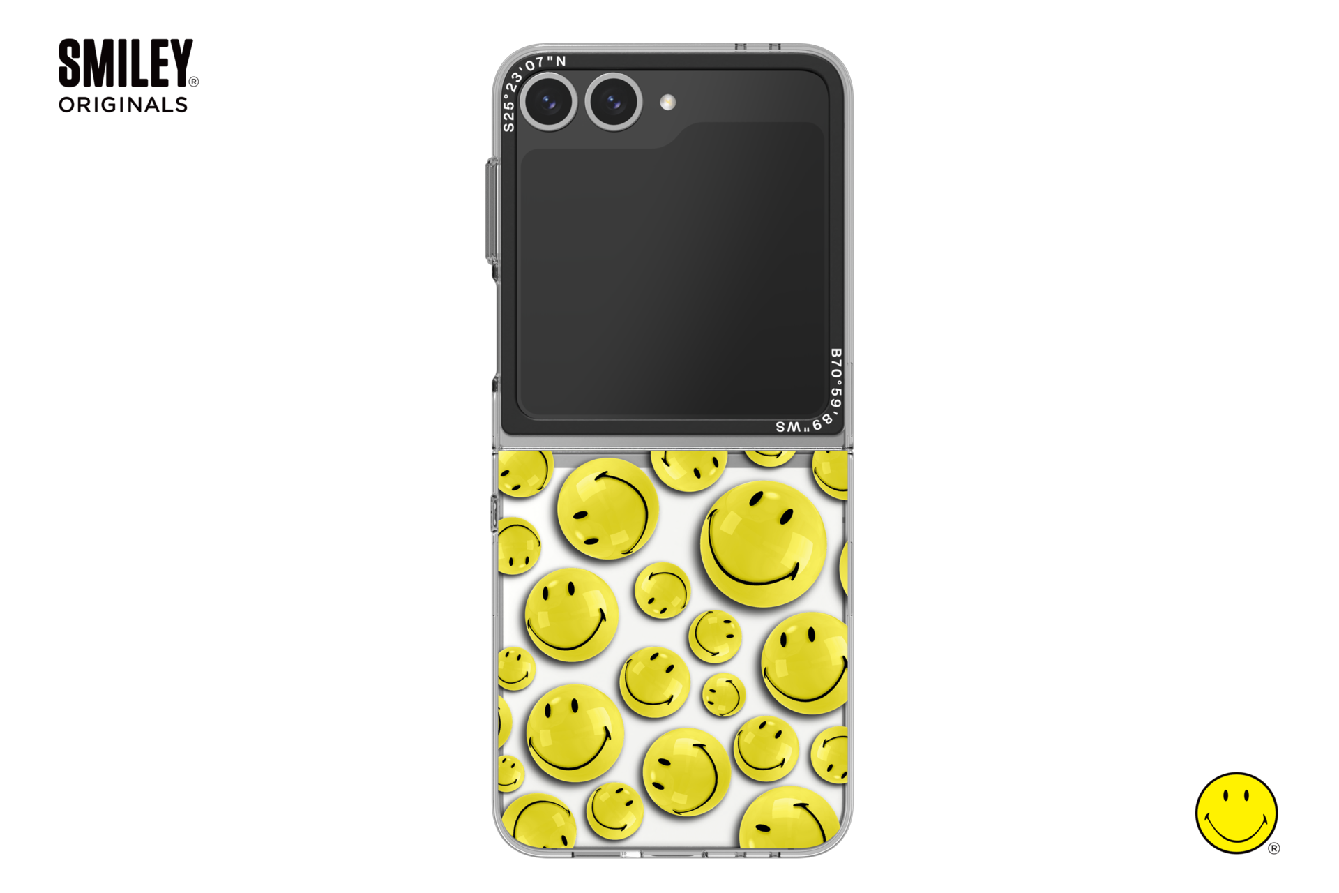 Smiley Yellow Slim Impression Case for Galaxy Z Flip6 Yellow | Samsung ...