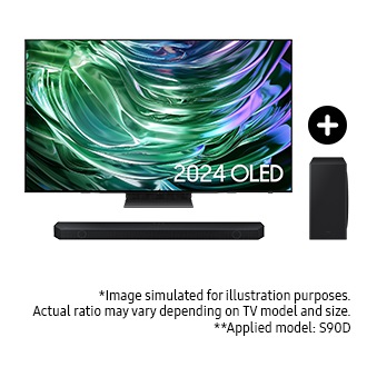 2024 65 Inch OLED TV S90D and S800D Soundbar | Samsung UK