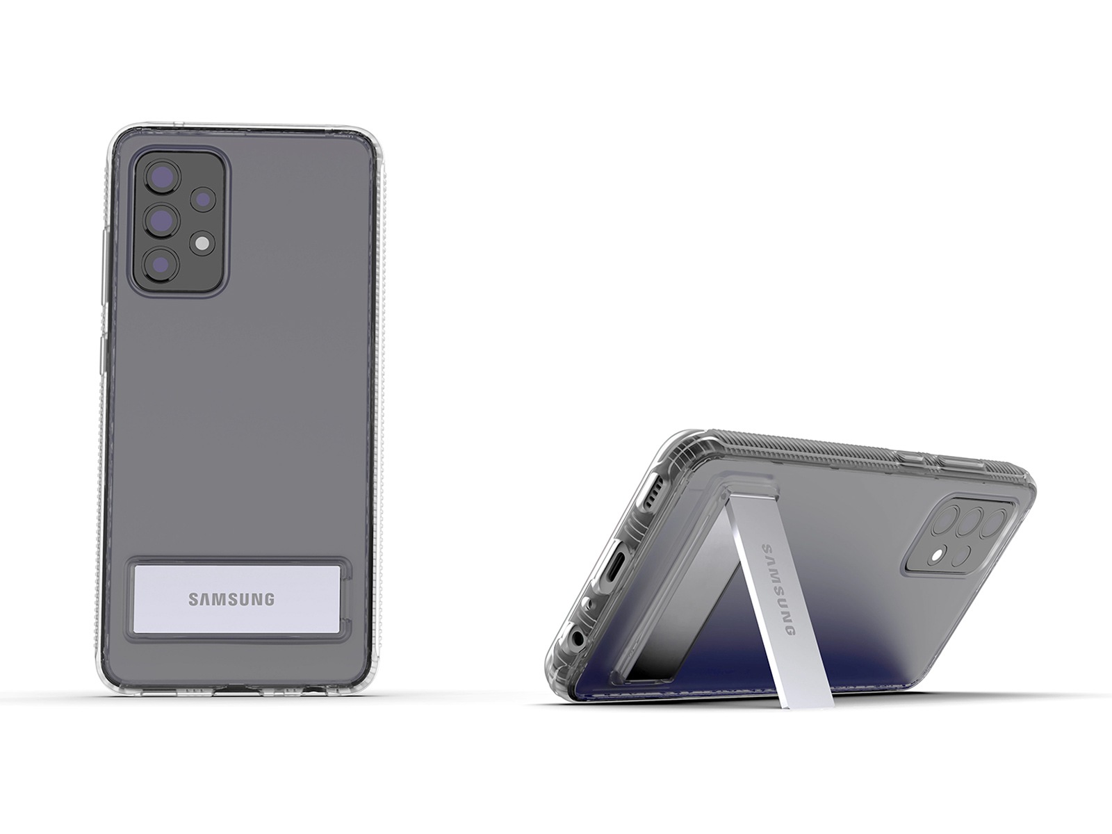 Galaxy A52 5G Xcover Standing Cover transparent | Samsung US