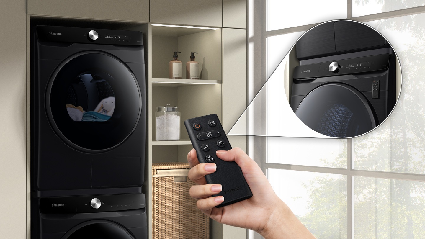 Samsung DV16T8740BV/TC Dryer with AI Control, AI Dry, Hygiene Care ...