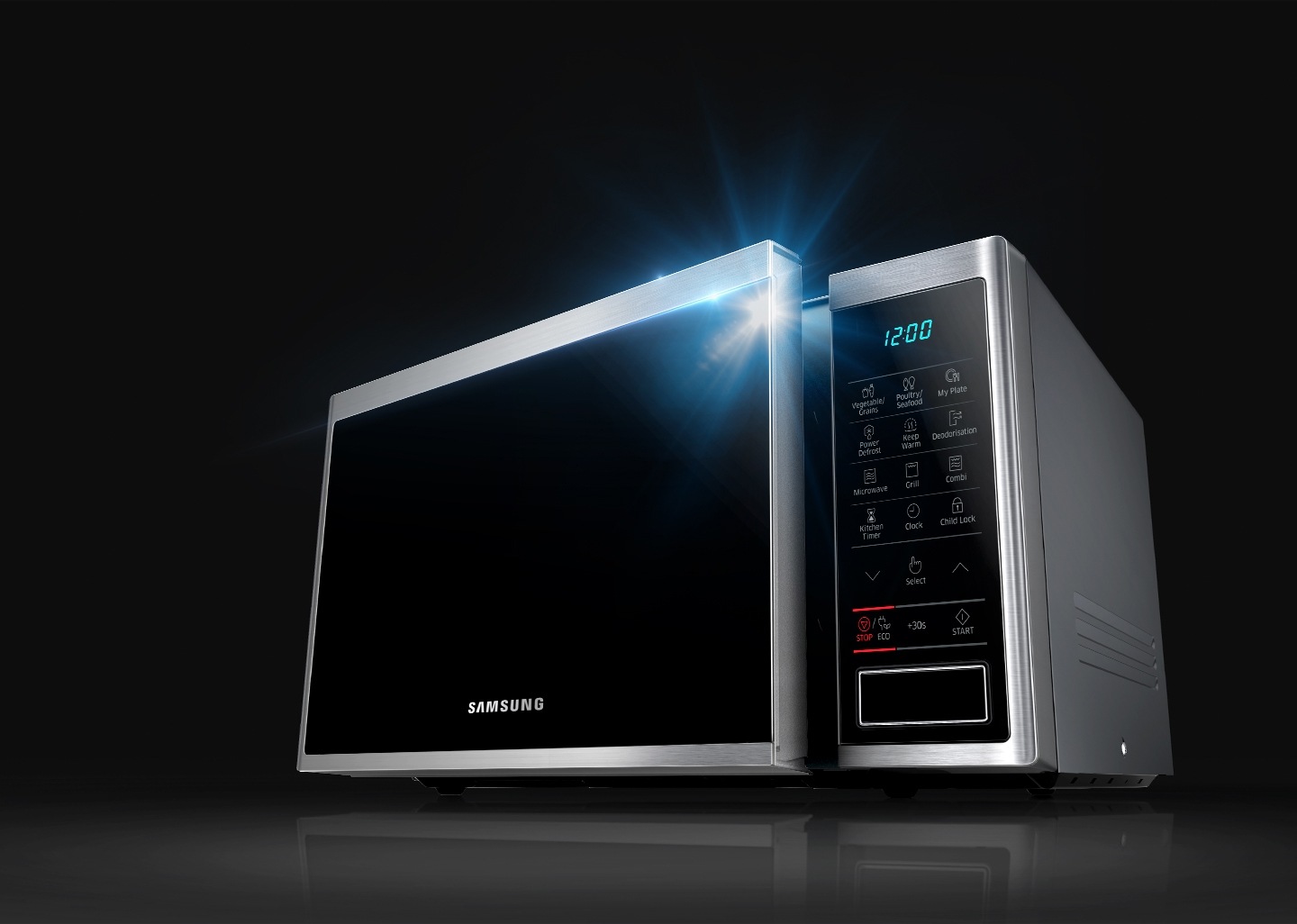 Horno Microondas 40Lt MG40J5133AT Con Dorador SAMSUNG | falabella.com